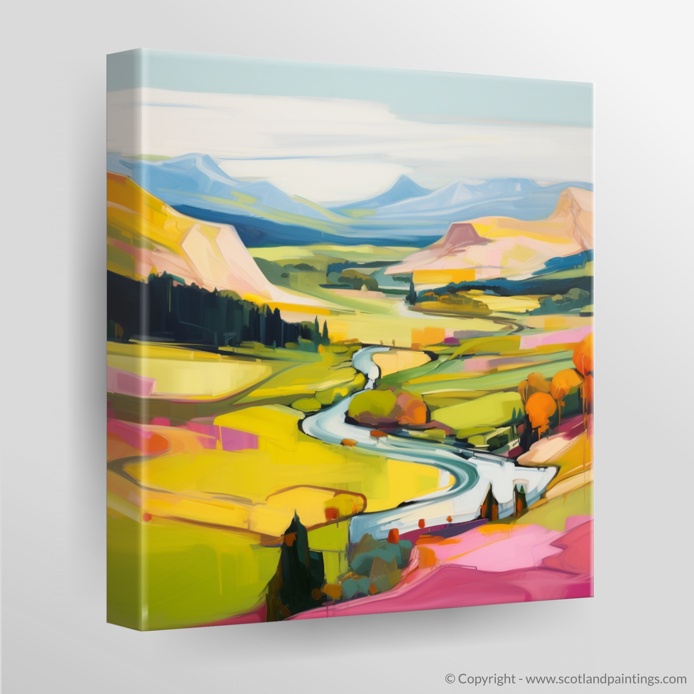 Summer Splendour of Glenmore Highlands – Scotland Paintings and Art Prints
