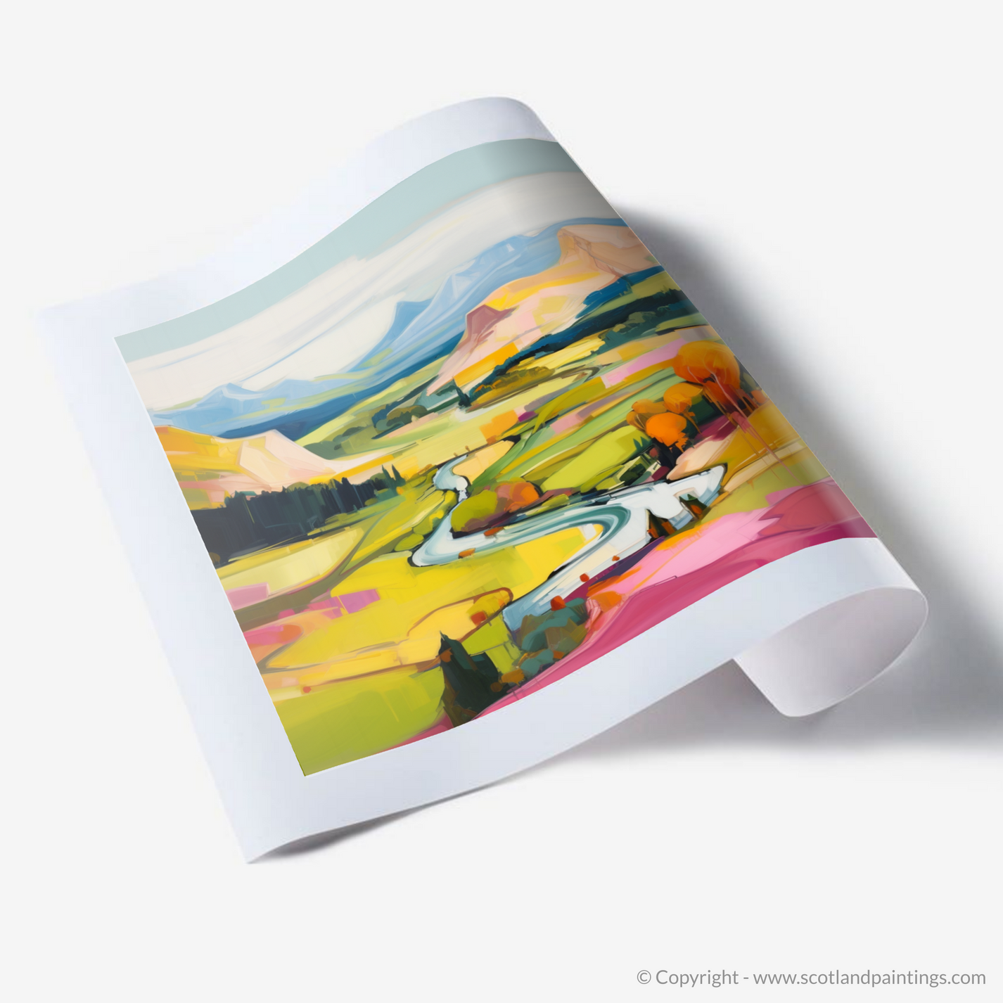 Summer Splendour of Glenmore Highlands – Scotland Paintings and Art Prints