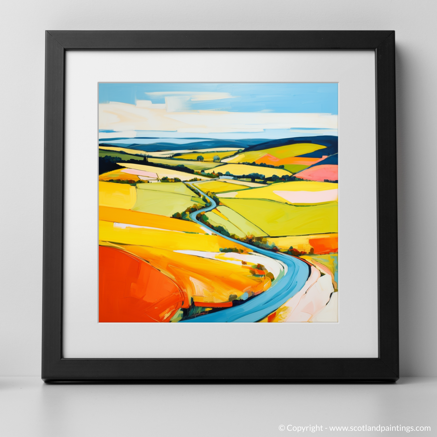 Summer Abstraction of Glenlivet Moray – Scotland Paintings and Art Prints