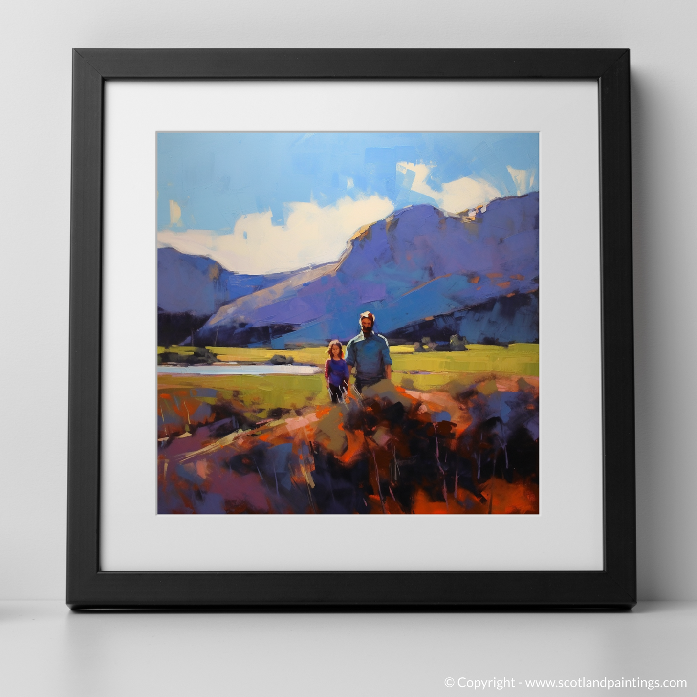 Glencoe in Summertime Embrace – Scotland Paintings and Art Prints
