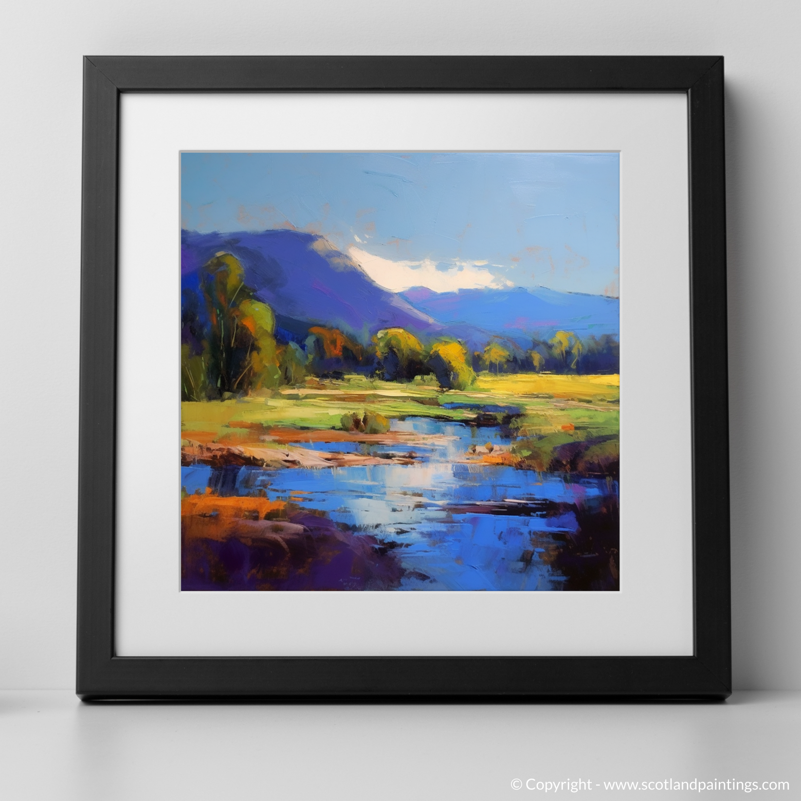 Summer Splendour on River Spean – Scotland Paintings and Art Prints
