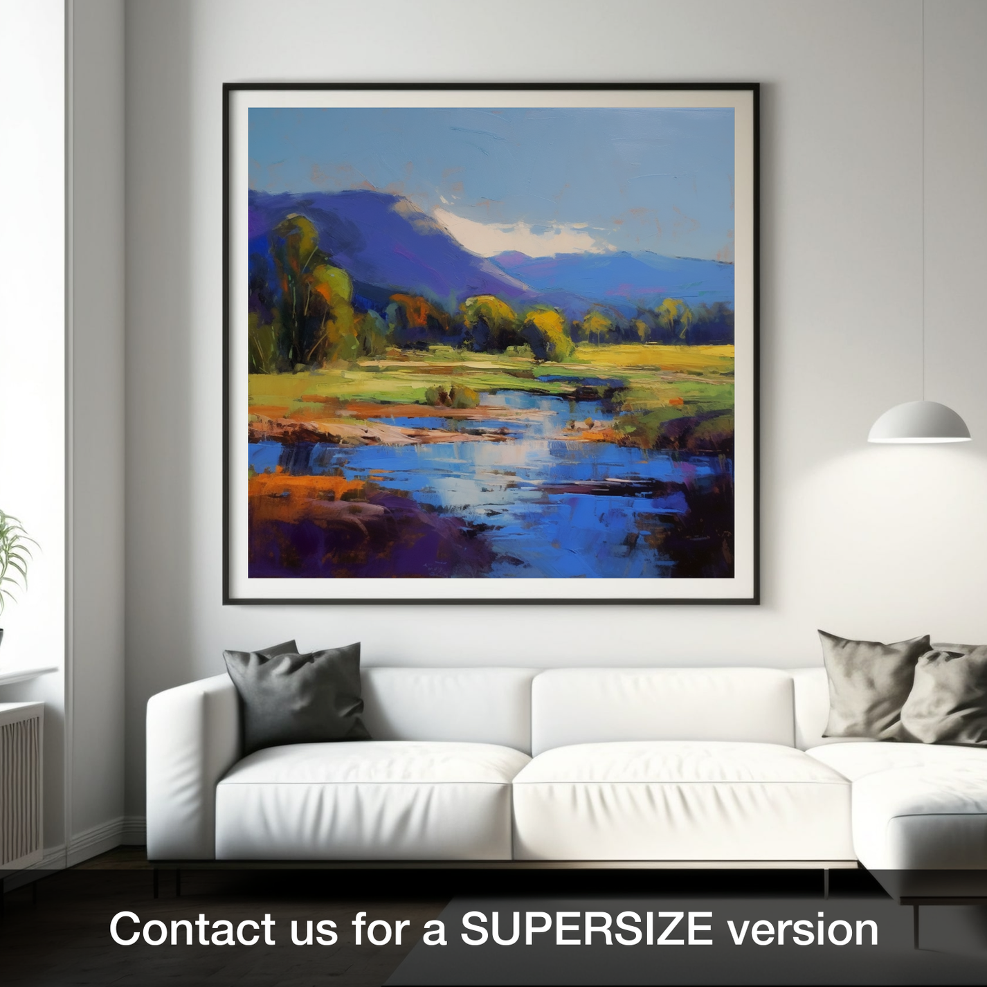 Summer Splendour on River Spean – Scotland Paintings and Art Prints