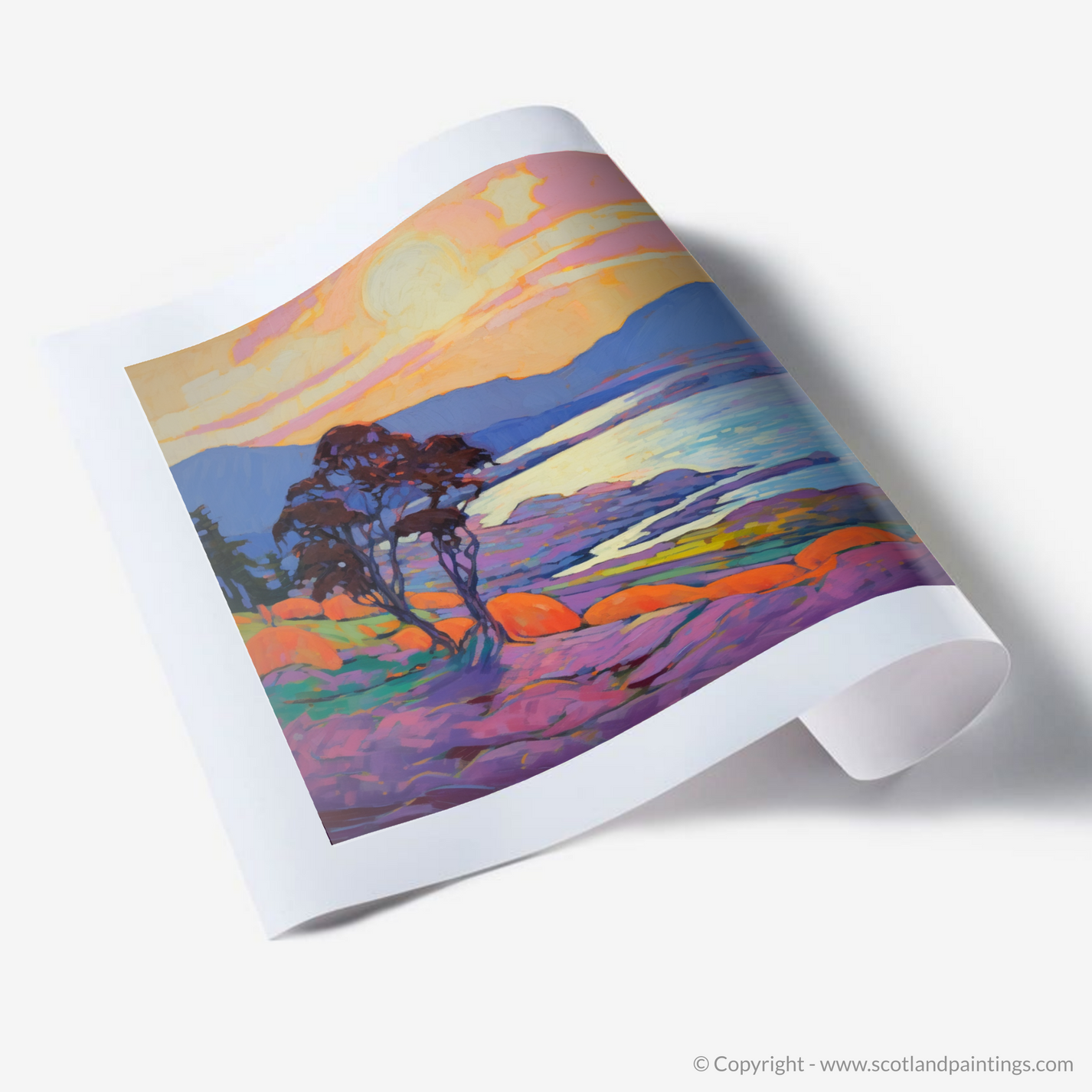 Catterline Bay at Twilight: An Impressionist Ode to Scottish Coves ...