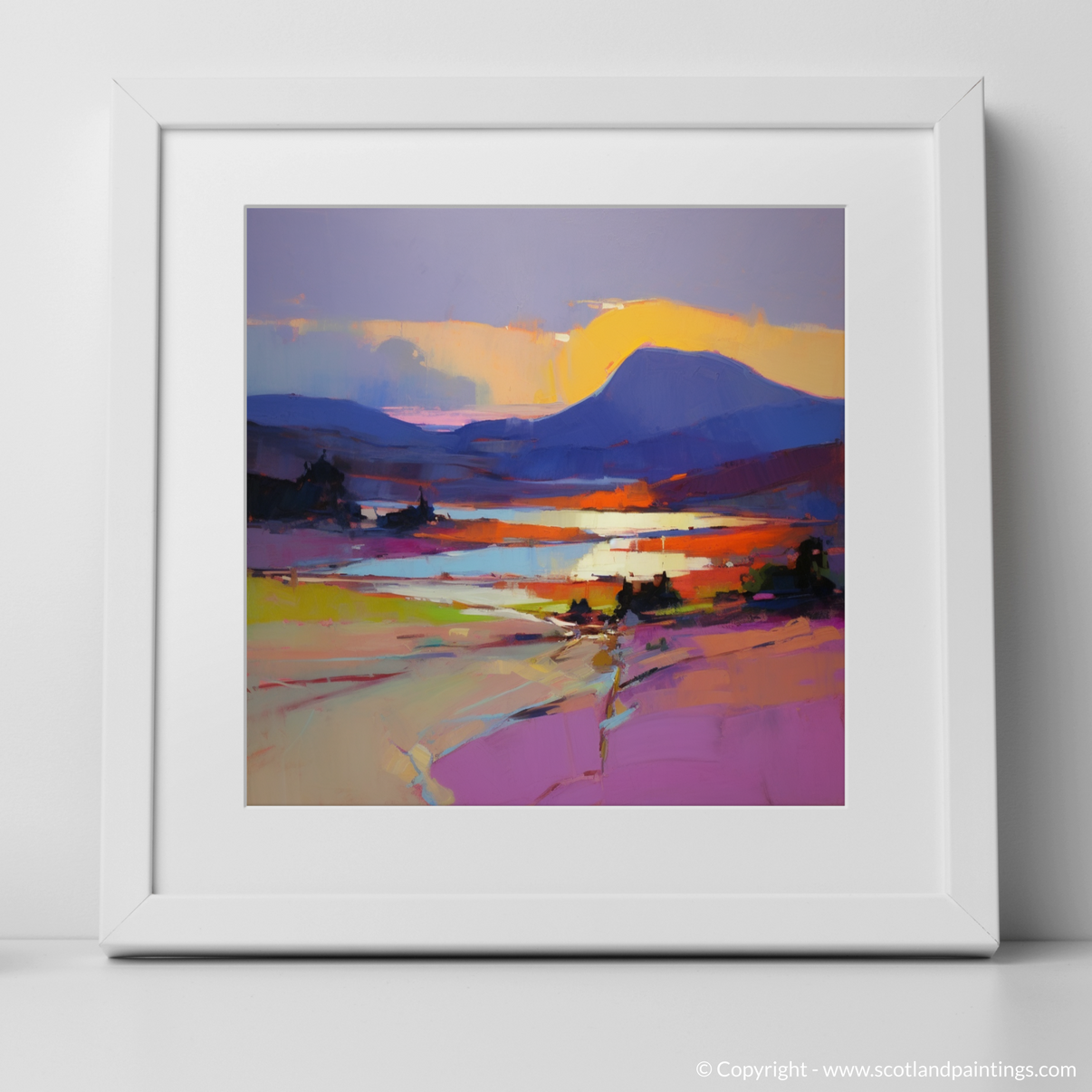 Golden Twilight Embrace: An Expressionist Ode to Kiloran Bay – Scotland ...