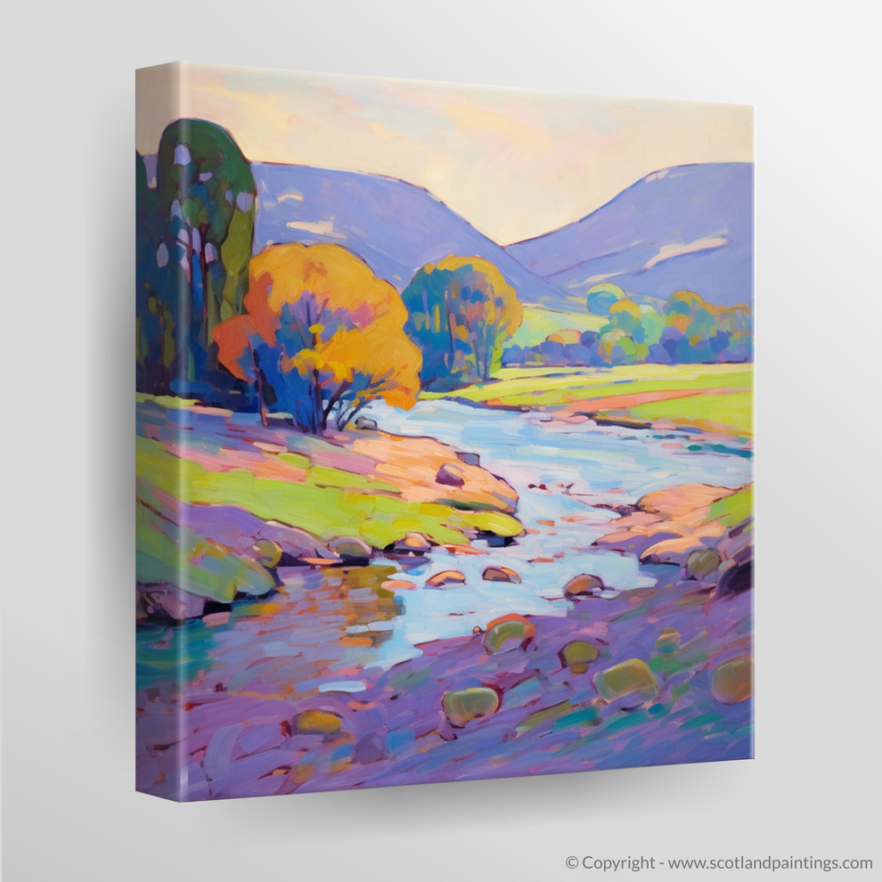 Summer Serenade by River Esk – Scotland Paintings and Art Prints