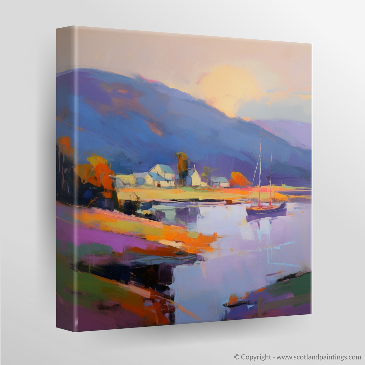 Cromarty Harbour Sunset: An Expressionist Ode to Nature's Splendour ...