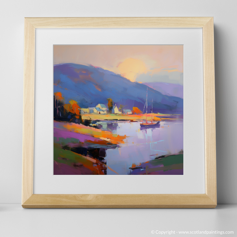 Cromarty Harbour Sunset: An Expressionist Ode to Nature's Splendour ...