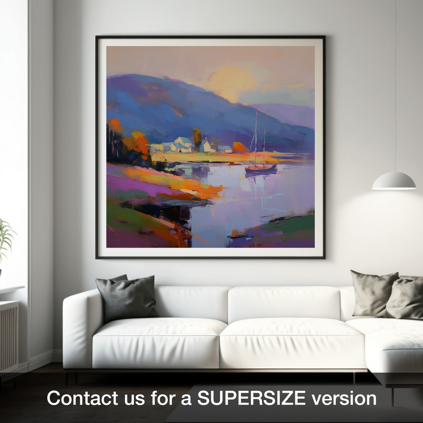 Cromarty Harbour Sunset: An Expressionist Ode to Nature's Splendour ...