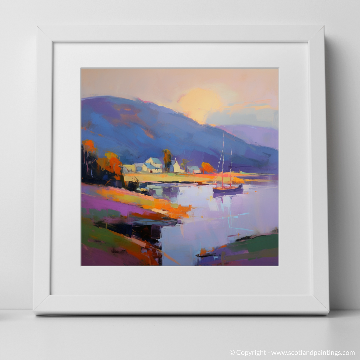 Cromarty Harbour Sunset: An Expressionist Ode to Nature's Splendour ...