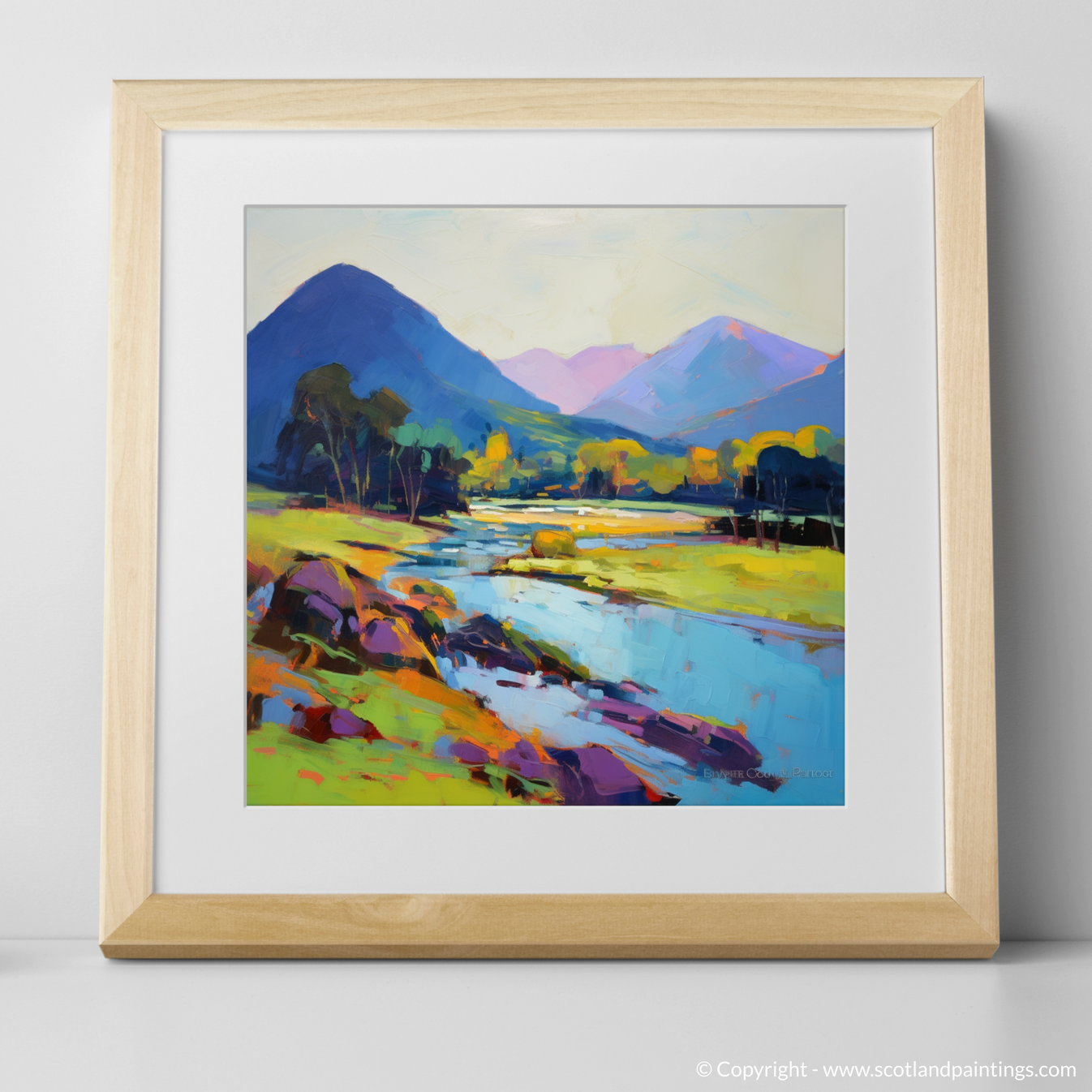 Summer Splendour at River Etive – Scotland Paintings and Art Prints