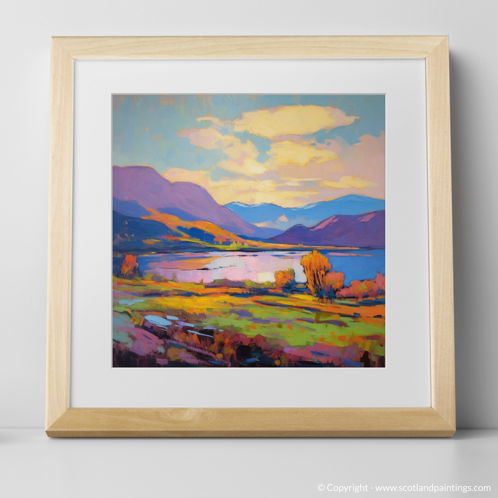 Highland Serenity: Sunset over Loch Insh – Scotland Paintings and Art ...