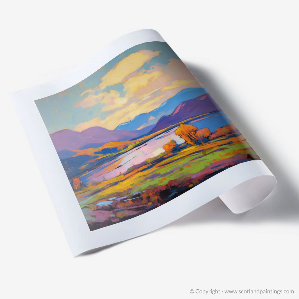 Highland Serenity: Sunset over Loch Insh – Scotland Paintings and Art ...