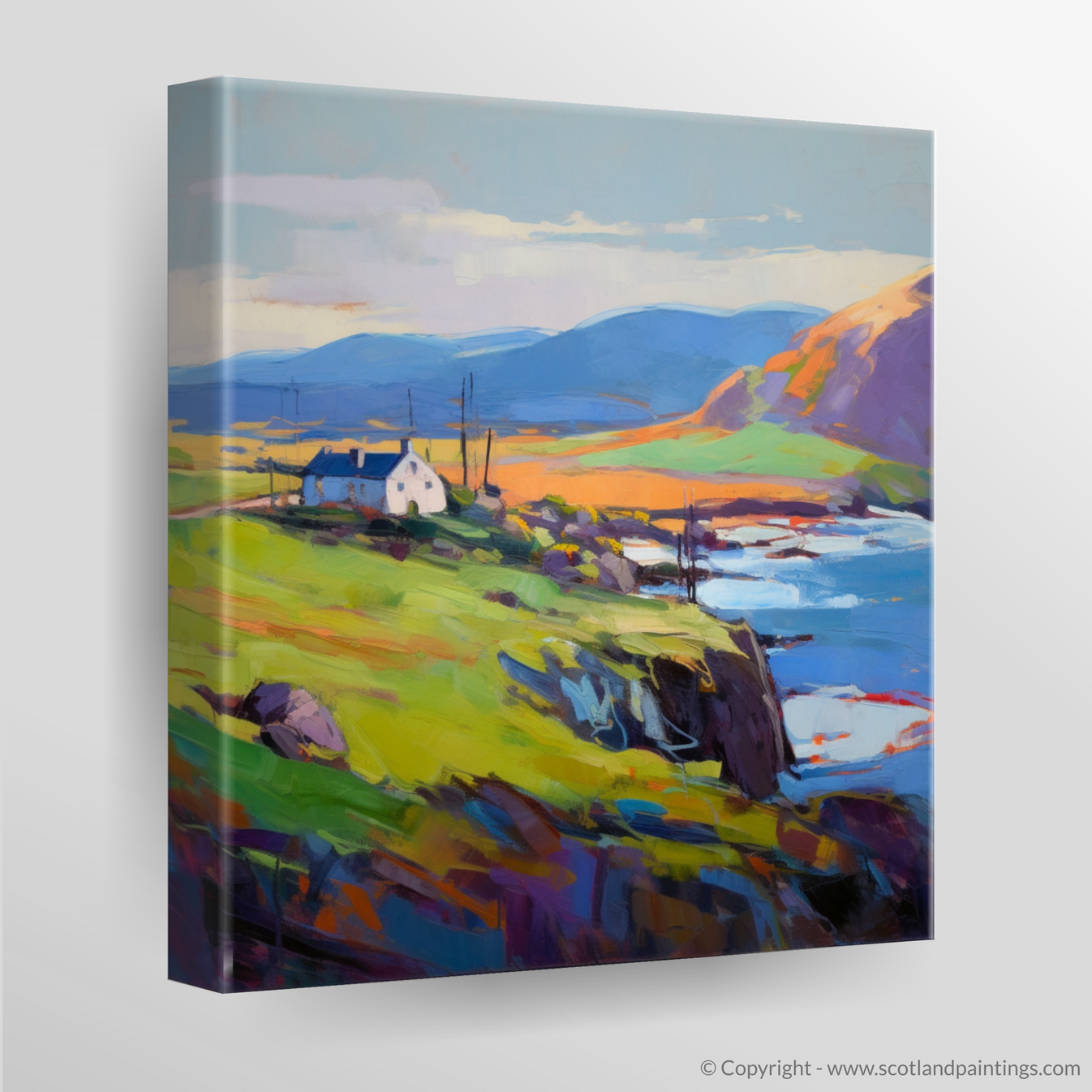 Shetland Summer Splendour: An Expressionist Ode to Scotland's Northern ...