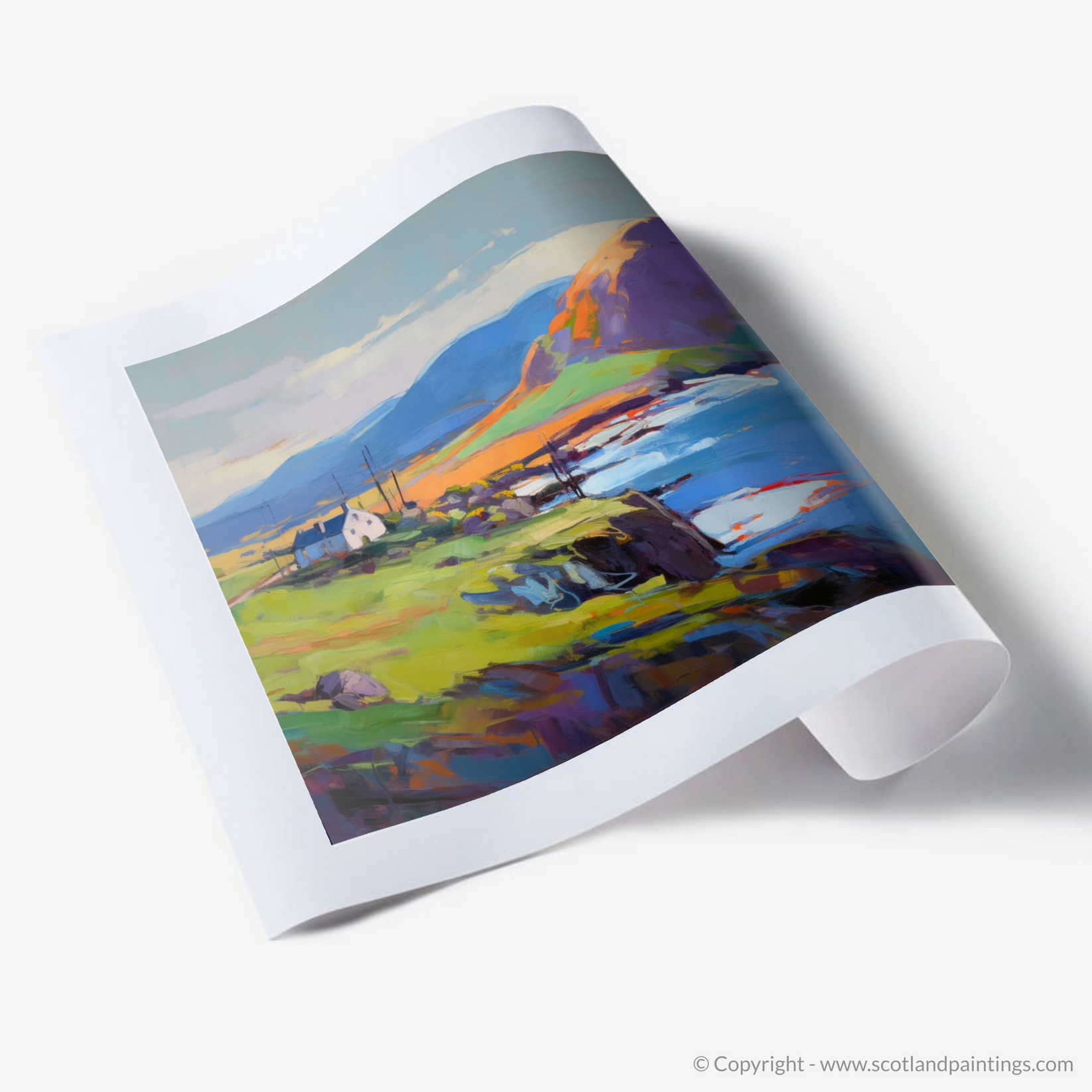 Shetland Summer Splendour: An Expressionist Ode to Scotland's Northern ...