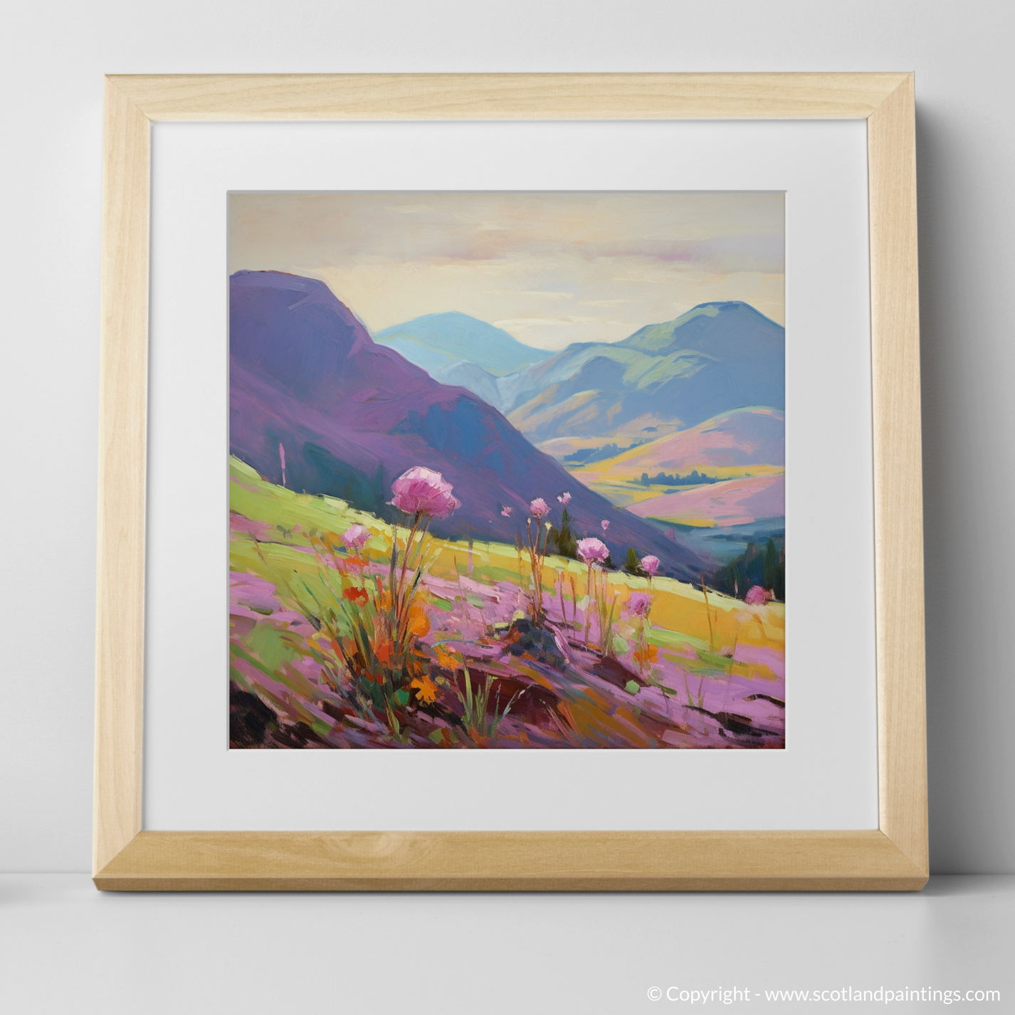 Enchanted Glencoe: A Dance of Thrift and Overlook – Scotland Paintings ...