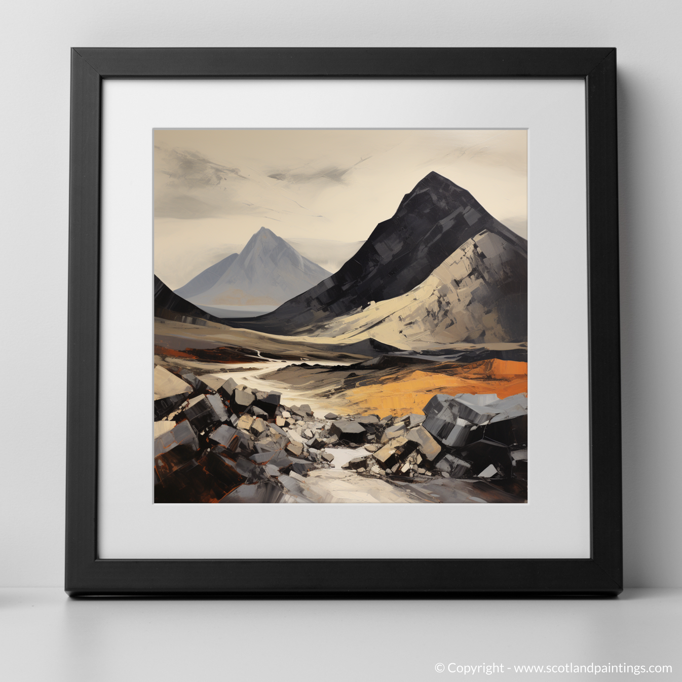 Painting and Art Print of Sgurr Dearg, Highlands entitled "Sgurr Dearg ...