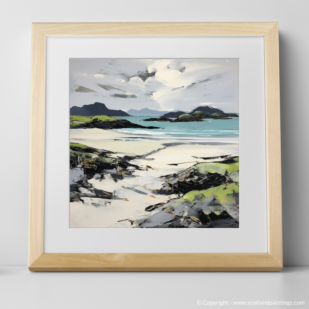 Painting and Art Print of Silver Sands of Morar in summer entitled "Da ...
