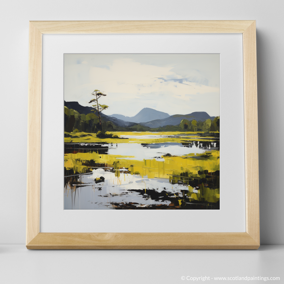 Painting and Art Print of Loch Ard, Stirling in summer entitled "Summe ...