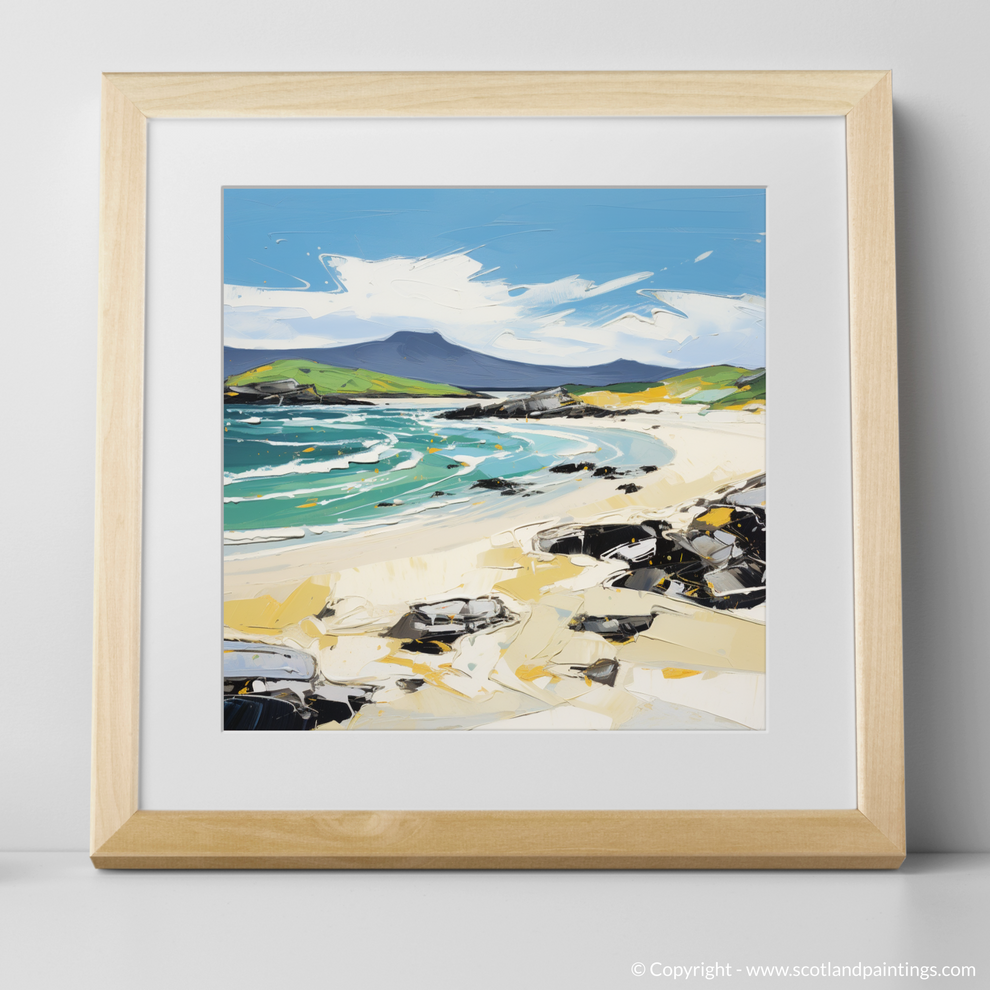 Painting and Art Print of Scarista Beach, Isle of Harris in summer ent ...