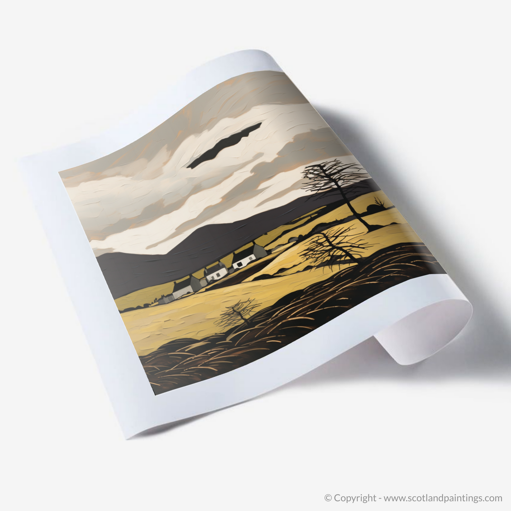 Painting and Art Print of Glenlivet, Moray entitled "Wild Splendour of ...