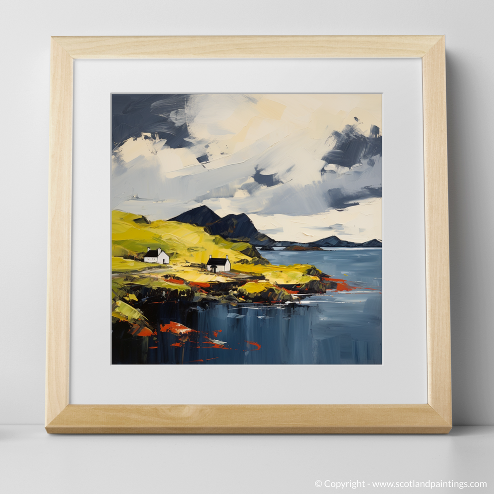 Painting and Art Print of Isle of Raasay, Inner Hebrides in summer ent ...