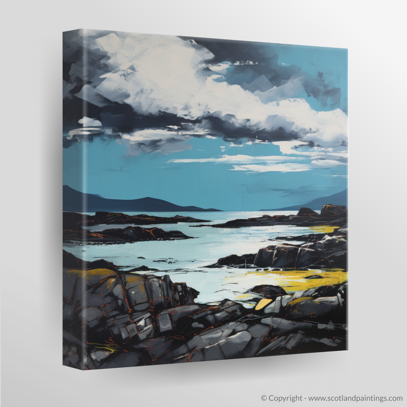 Painting and Art Print of Isle of Harris, Outer Hebrides entitled "Isl ...