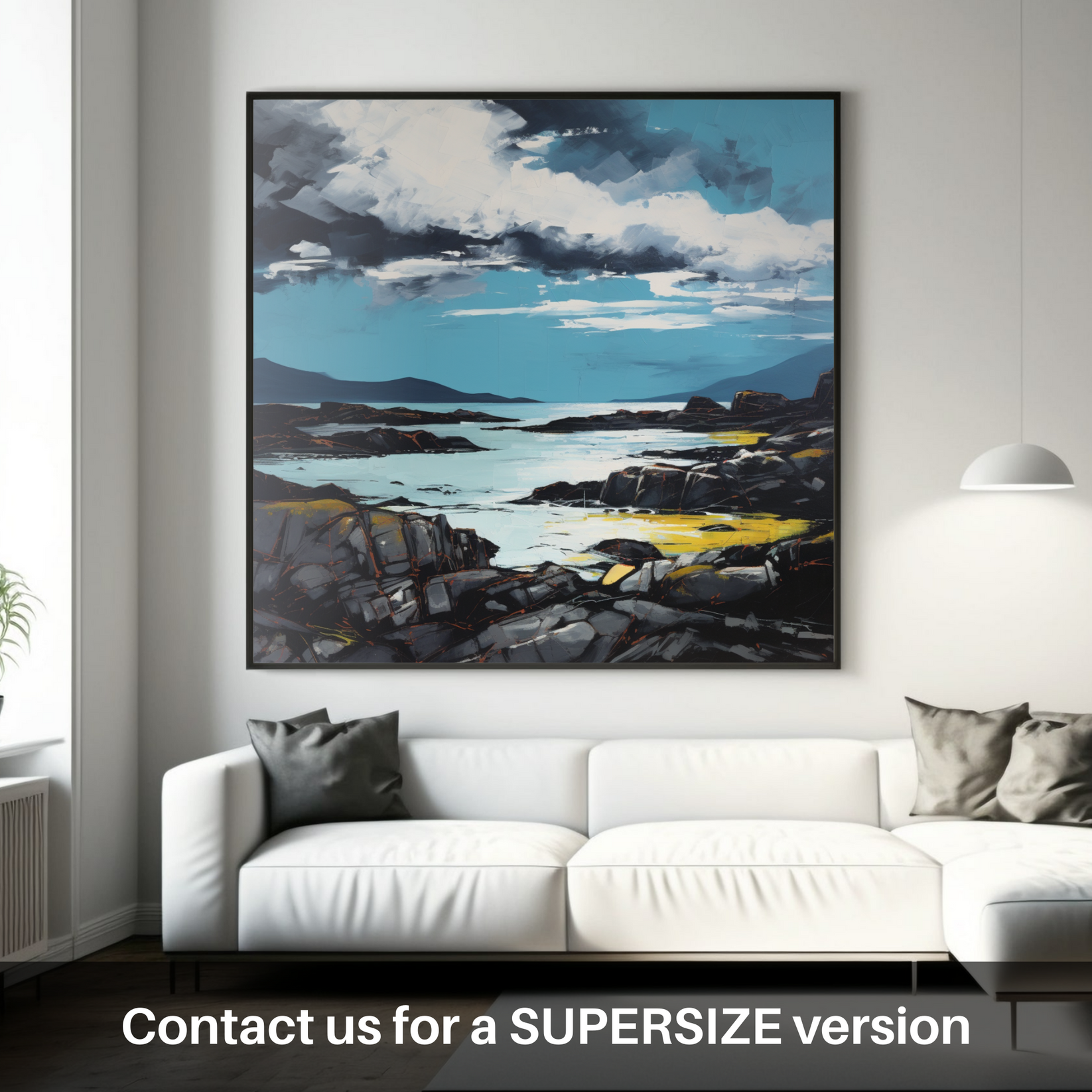 Painting and Art Print of Isle of Harris, Outer Hebrides entitled "Isl ...