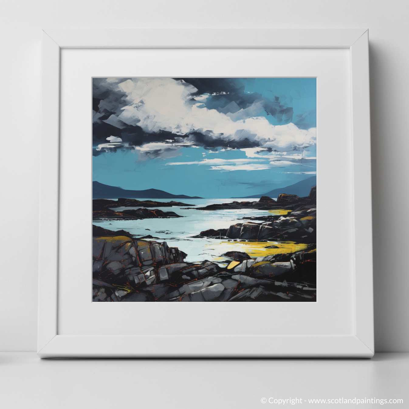 Painting and Art Print of Isle of Harris, Outer Hebrides entitled "Isl ...