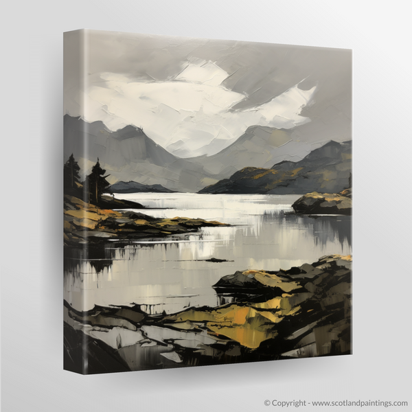 Painting and Art Print of Loch Morar, Highlands entitled "Highland Maj ...