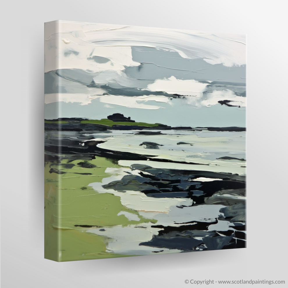 Painting and Art Print of Largo Bay, Fife entitled "Largo Bay Unleashe ...