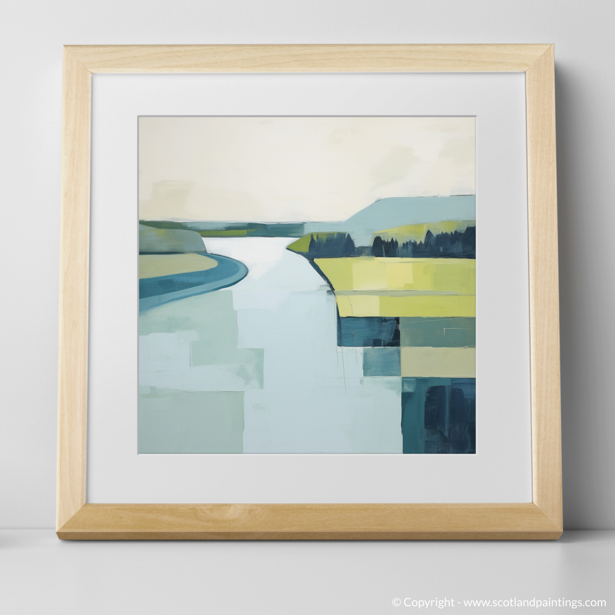 Summer Serenity by River Isla – Scotland Paintings and Art Prints