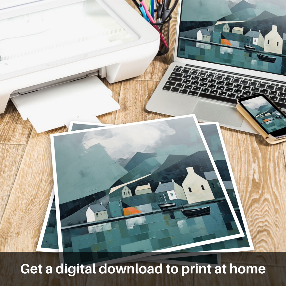 Craobh Haven Harbour: A Storm's Simplicity – Scotland Paintings and Art ...