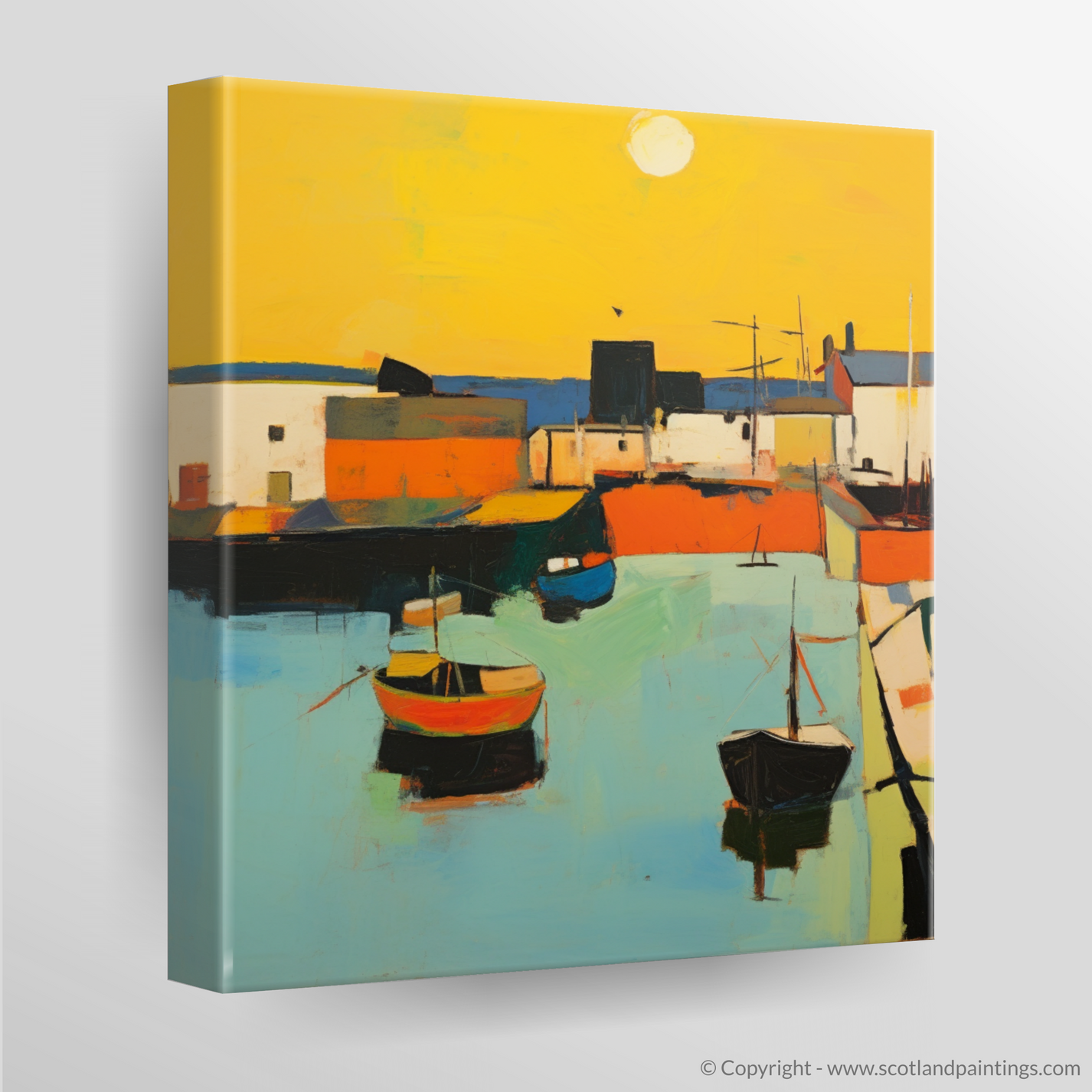 Golden Hour at Port Ellen: An Abstract Harbor Symphony – Scotland ...