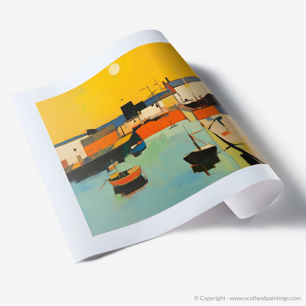 Golden Hour at Port Ellen: An Abstract Harbor Symphony – Scotland ...