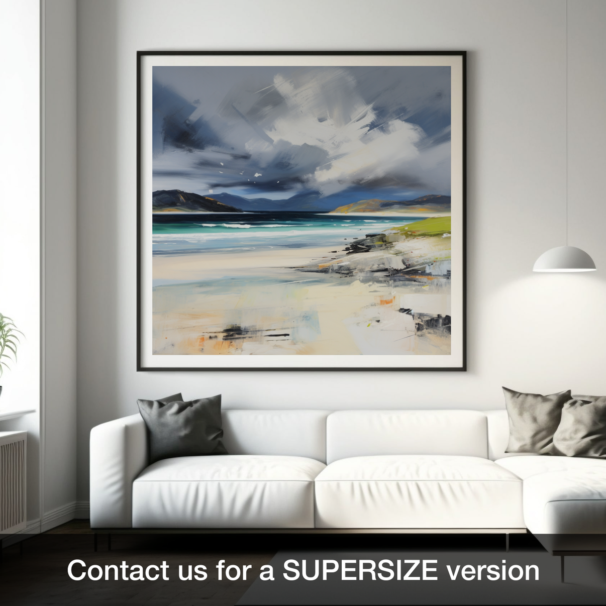 Tempestuous Luskentyre: An Abstract Expressionist Ode to Scotland's Sh ...