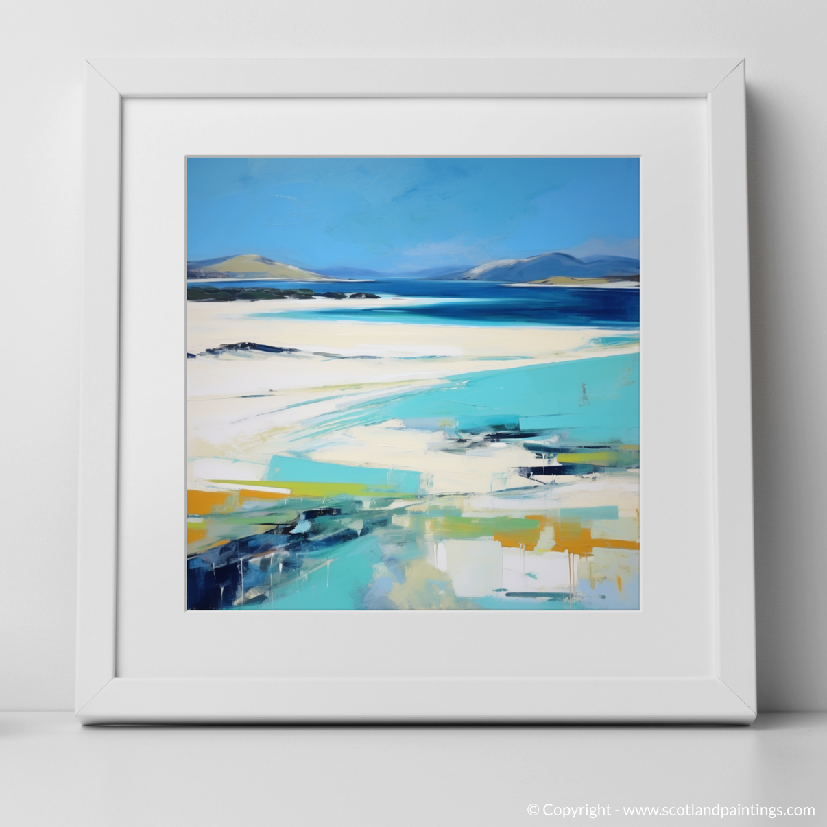 Seilebost Beach Symphony: An Abstract Impressionist Ode to Hebridean S ...