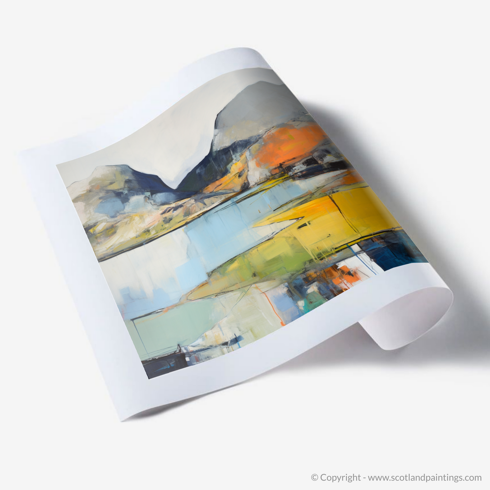 Abstract Impressions of Loch Coruisk – Scotland Paintings and Art Prints