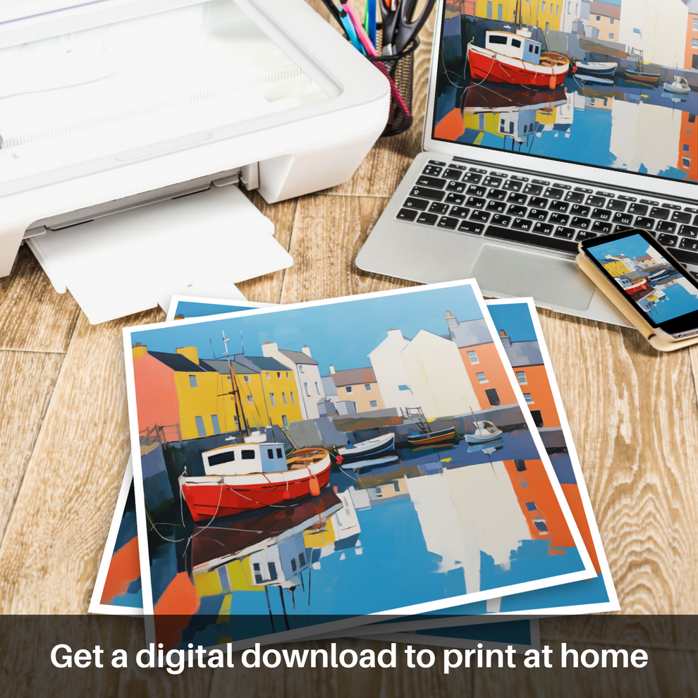 Stornoway Serenity: A Contemporary Harbour Reflection – Scotland ...