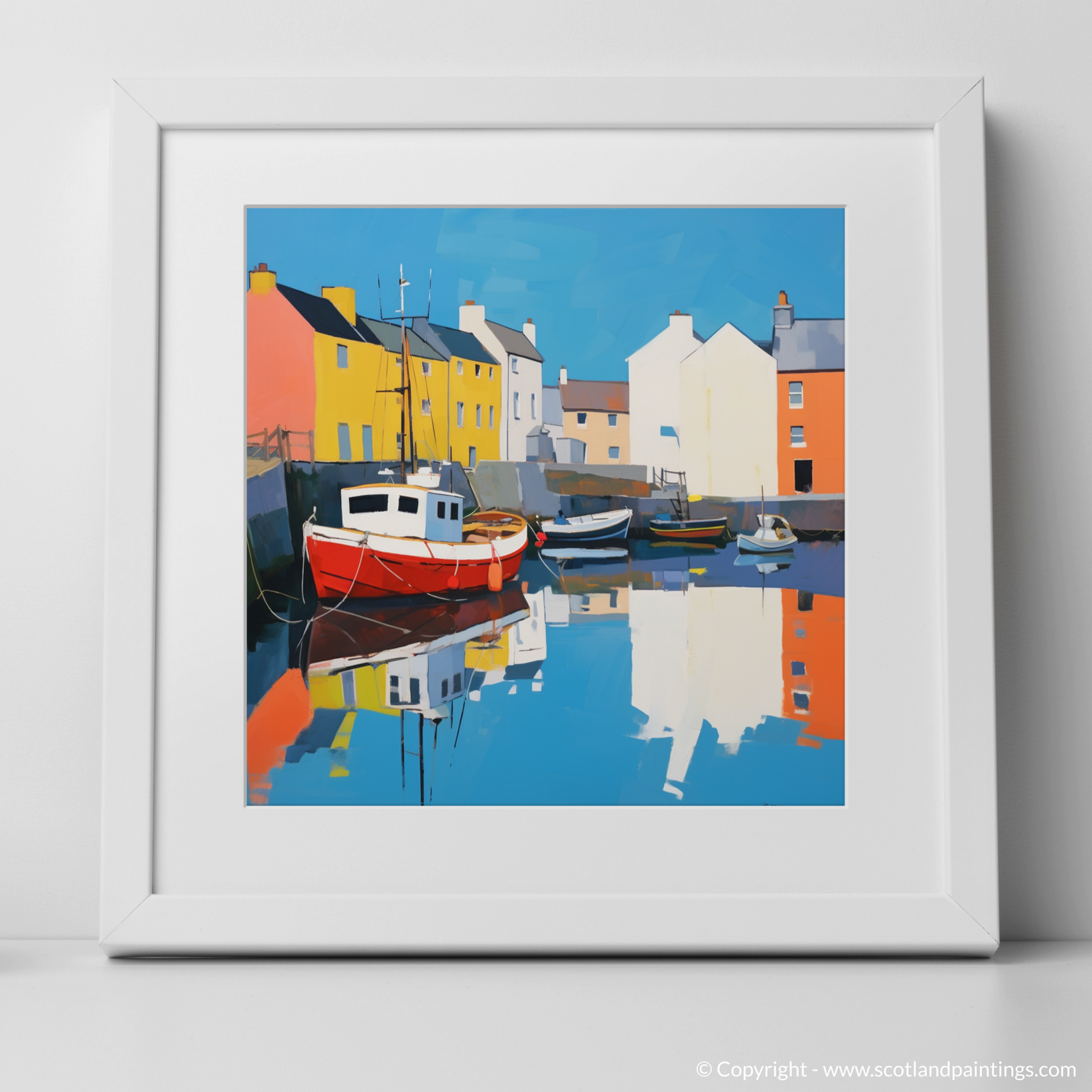 Stornoway Serenity: A Contemporary Harbour Reflection – Scotland ...