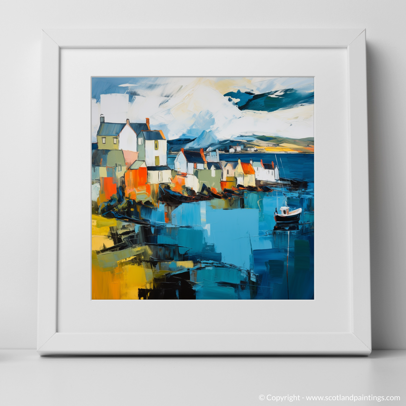 Bowmore Essence: An Abstract Coastal Symphony – Scotland Paintings and ...