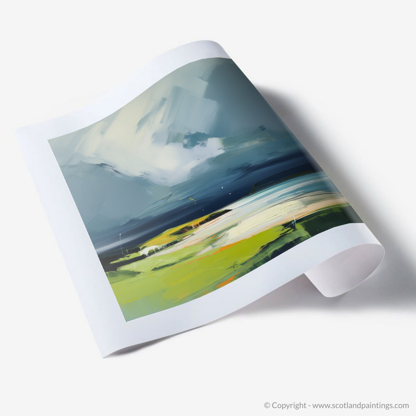 Storm over Kiloran Bay: A Contemporary Tribute to Scottish Wilds ...