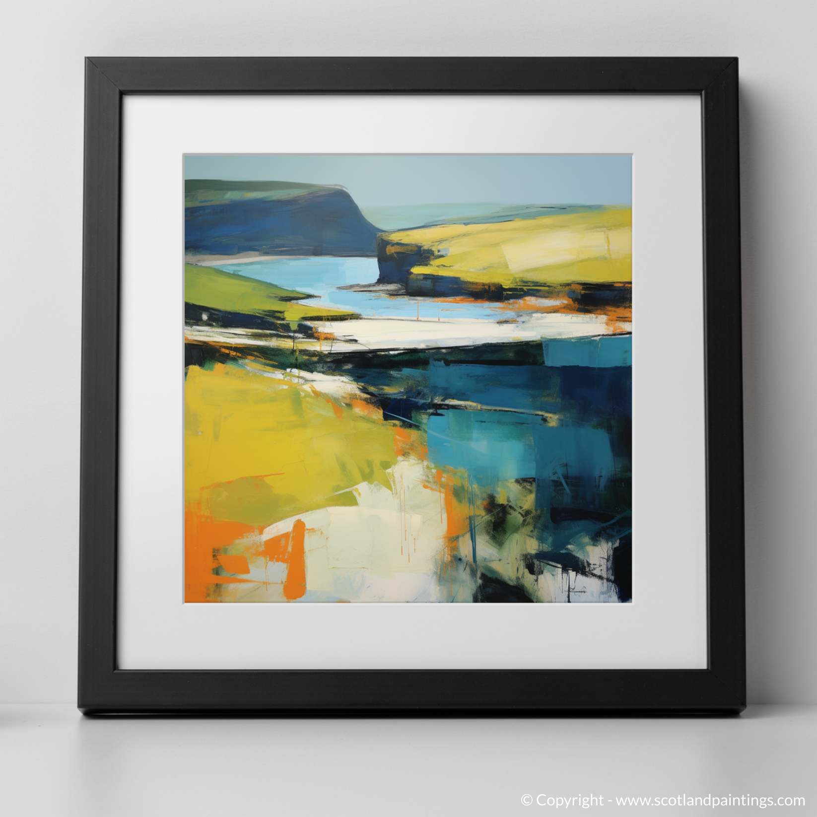 Calgary Bay Dreamscape: An Abstract Impressionist Ode to Scottish Shor ...