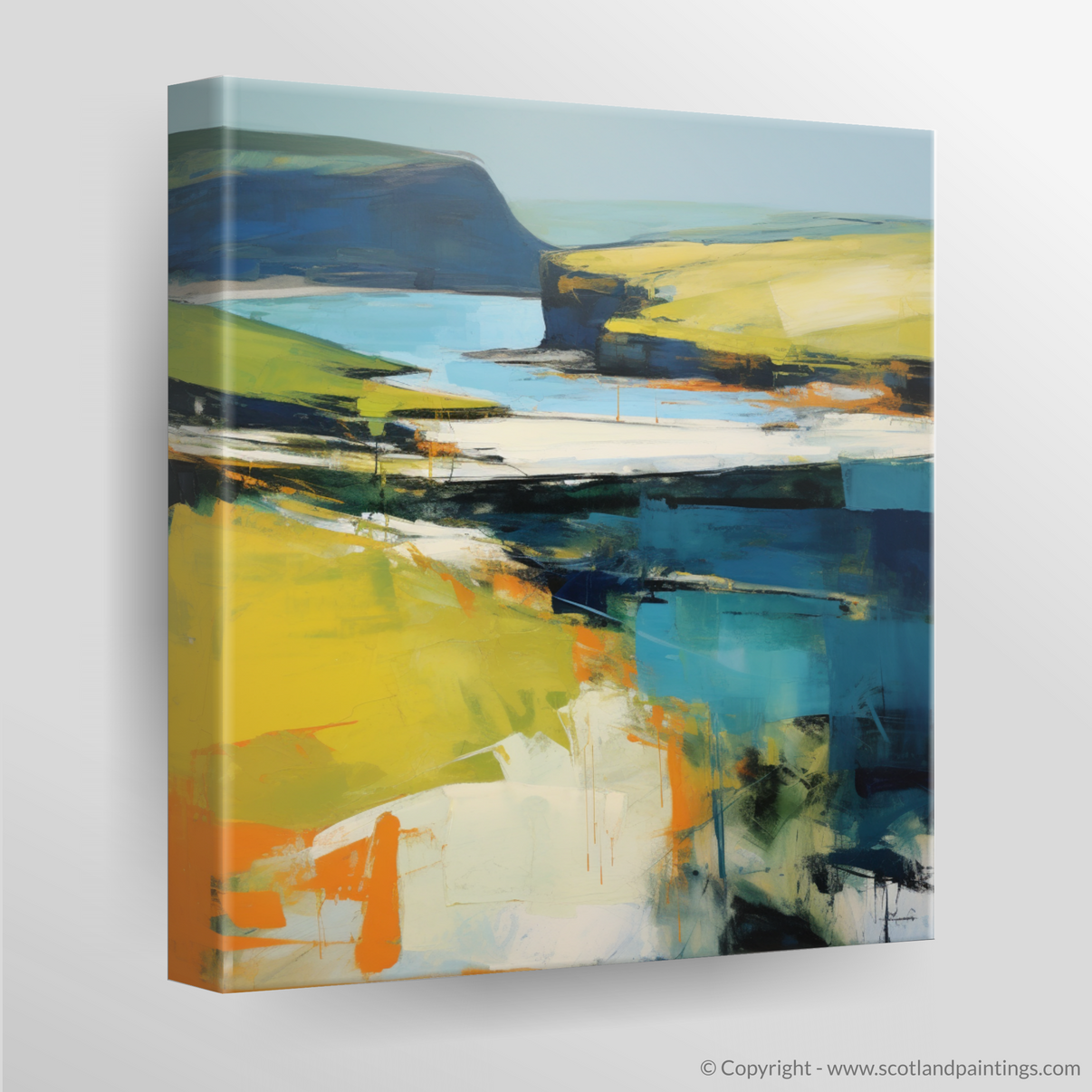 Calgary Bay Dreamscape: An Abstract Impressionist Ode to Scottish Shor ...