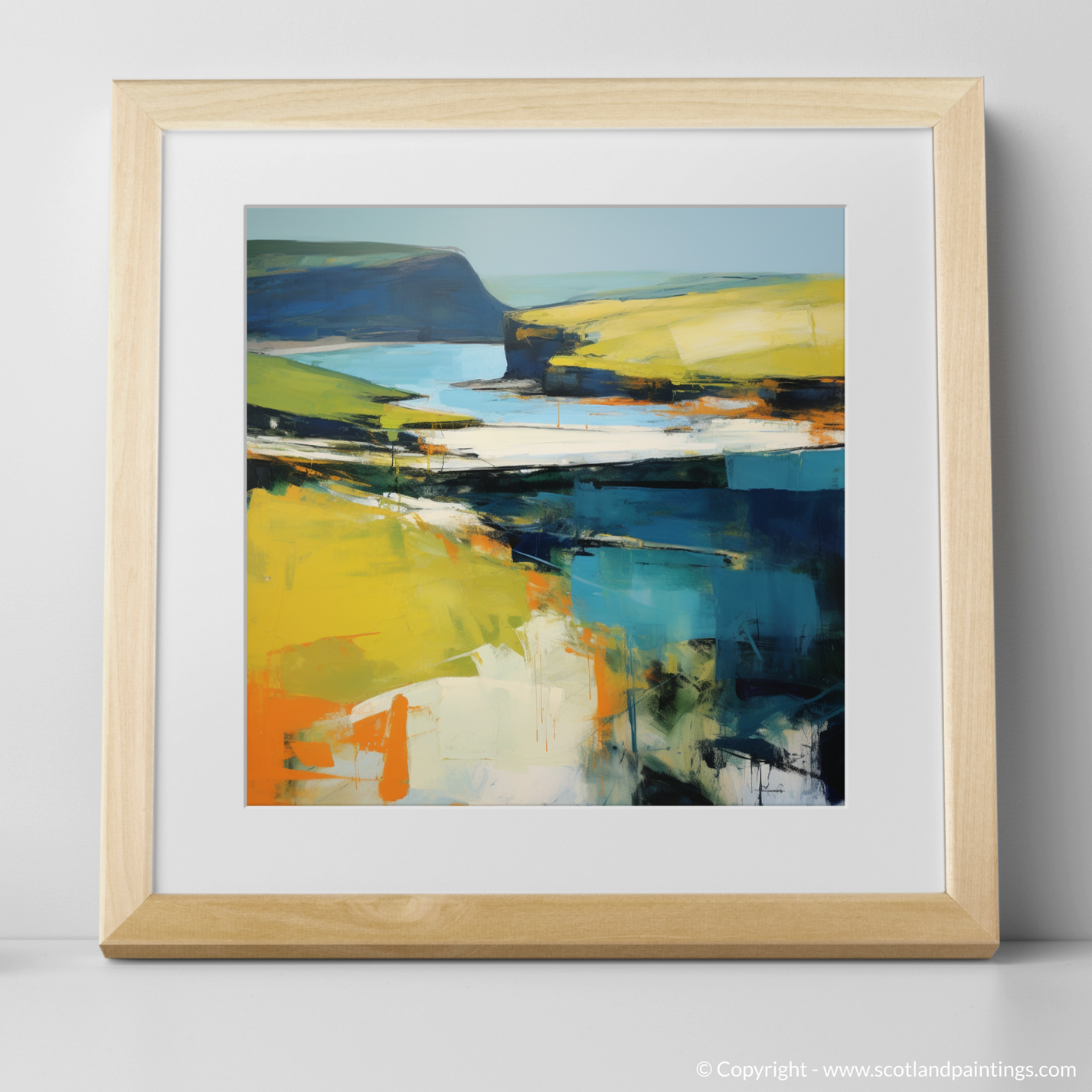 Calgary Bay Dreamscape: An Abstract Impressionist Ode to Scottish Shor ...