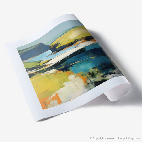 Calgary Bay Dreamscape: An Abstract Impressionist Ode to Scottish Shor ...