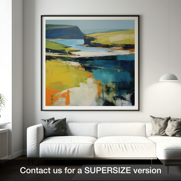 Calgary Bay Dreamscape: An Abstract Impressionist Ode to Scottish Shor ...