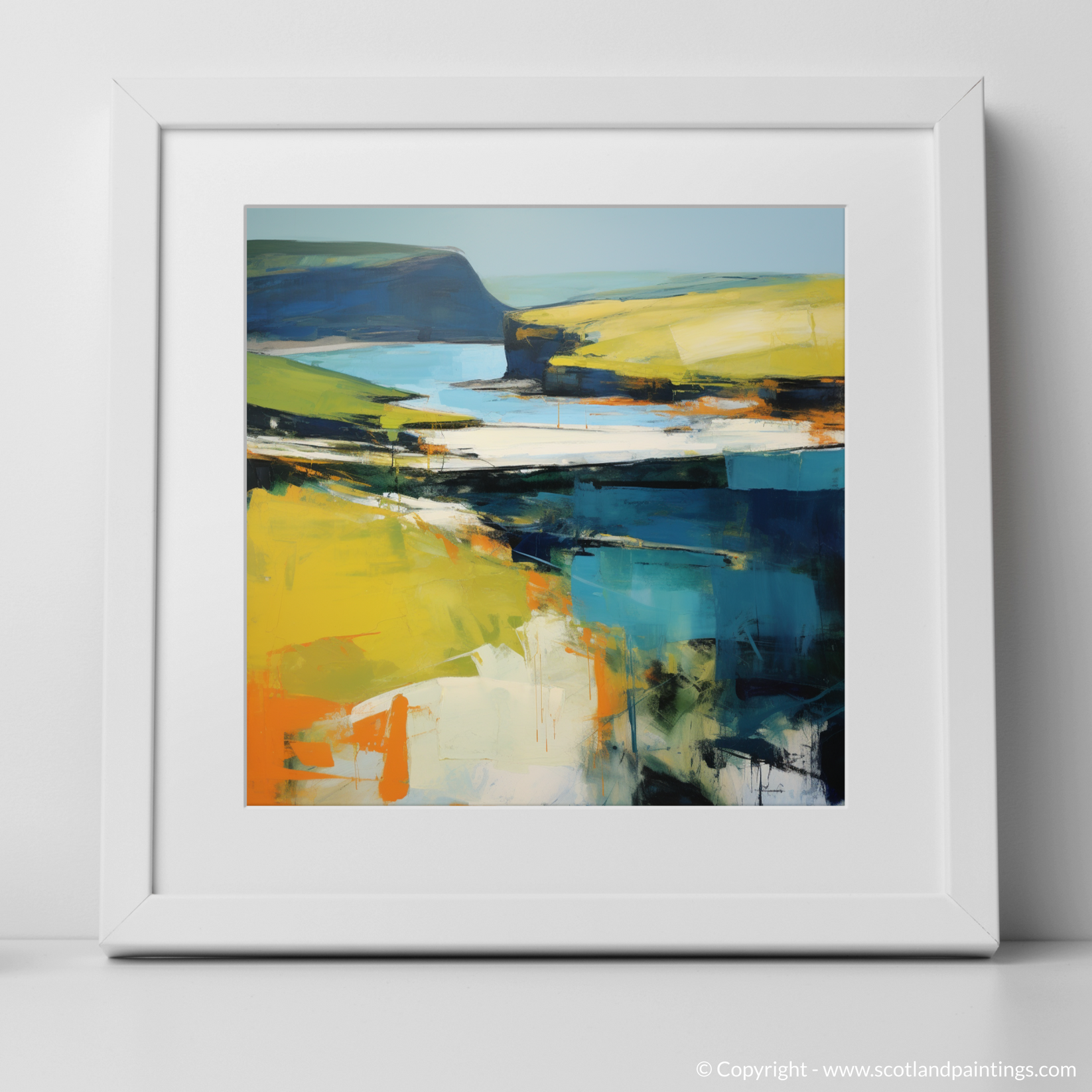 Calgary Bay Dreamscape: An Abstract Impressionist Ode to Scottish Shor ...