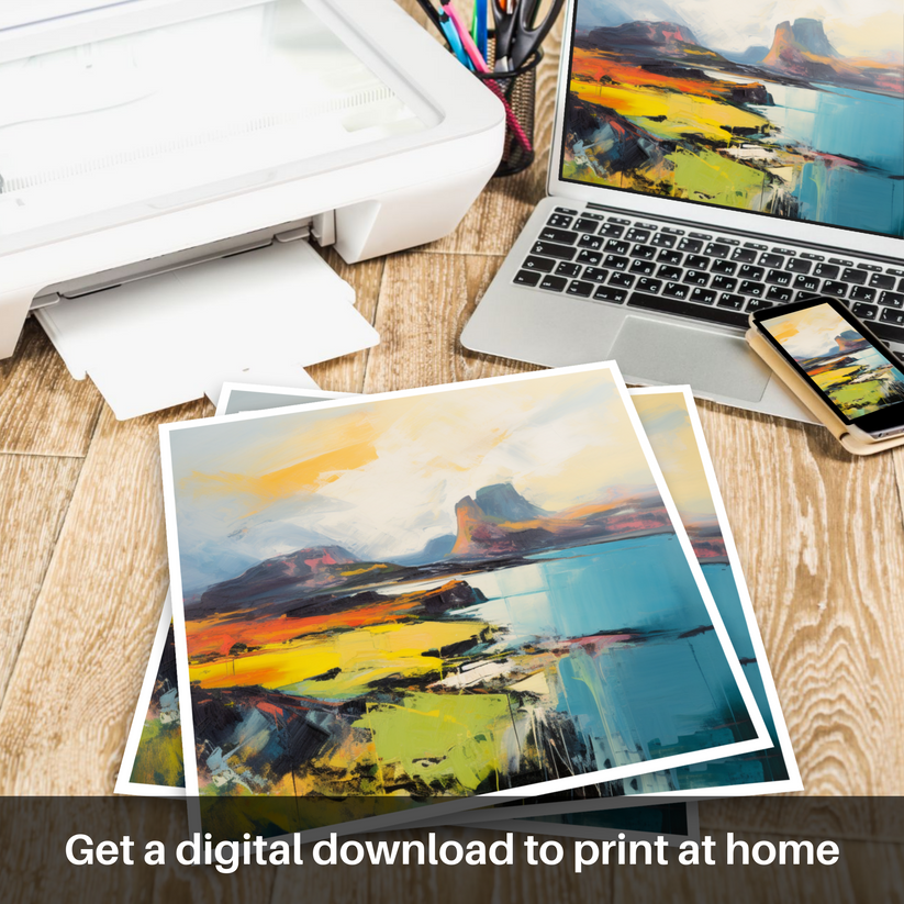 Isle of Skye Impression: An Abstract Ode to Scottish Wilderness ...