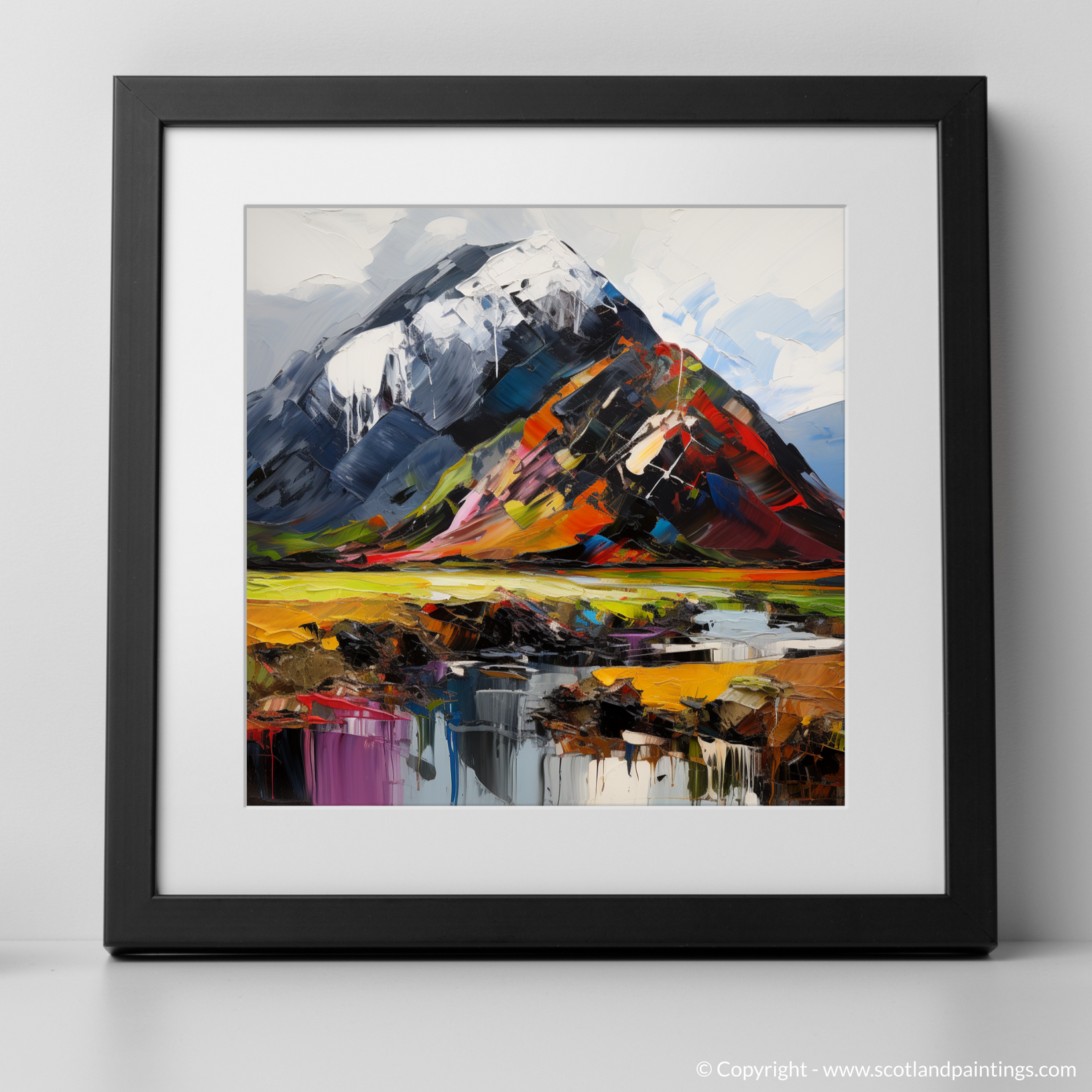 Painting and Art Print of Ben Nevis entitled "Ben Nevis Unleashed: An ...
