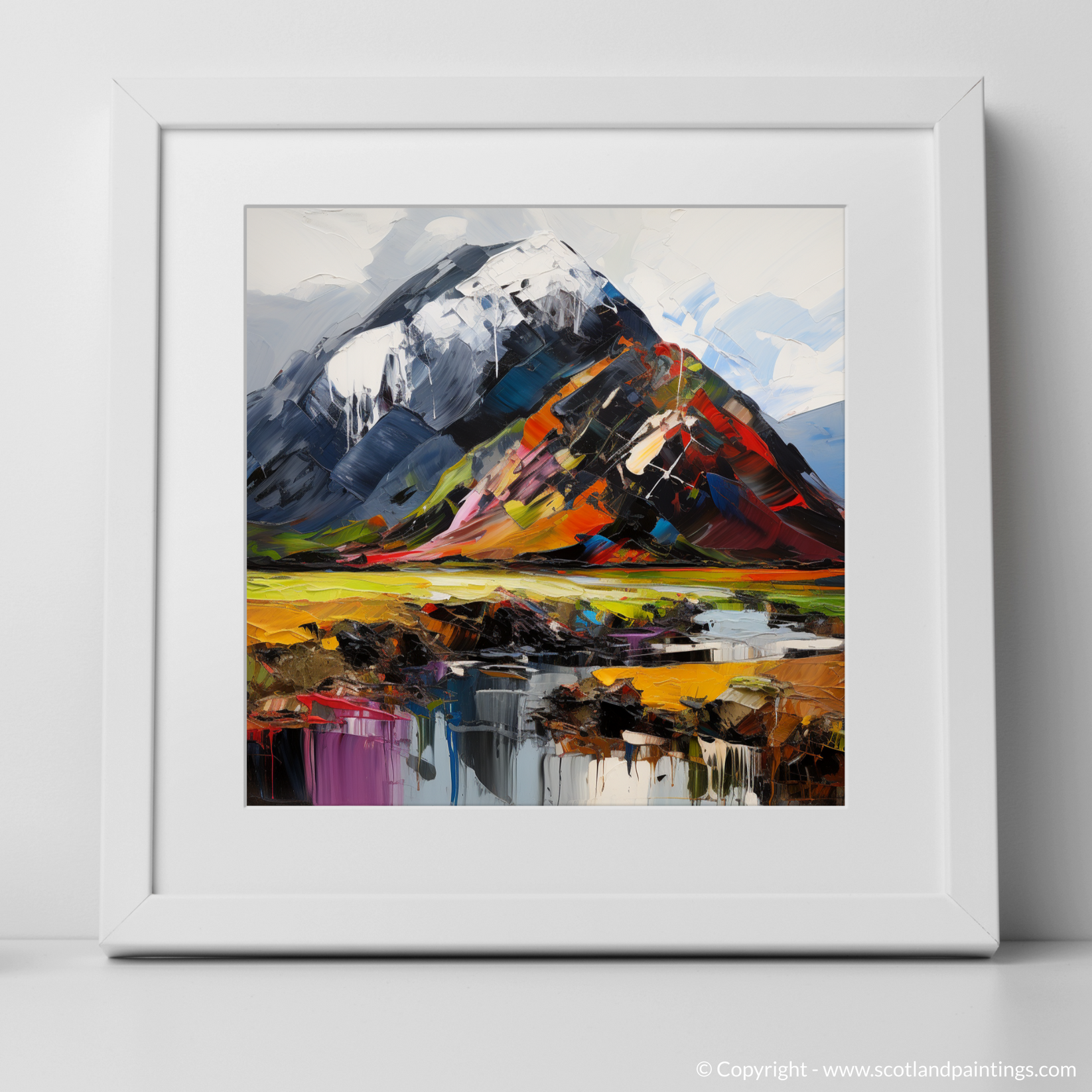 Painting and Art Print of Ben Nevis entitled "Ben Nevis Unleashed: An ...